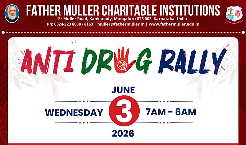 Father Muller Charitable Institutions to Lead Massive Anti-Drug ...